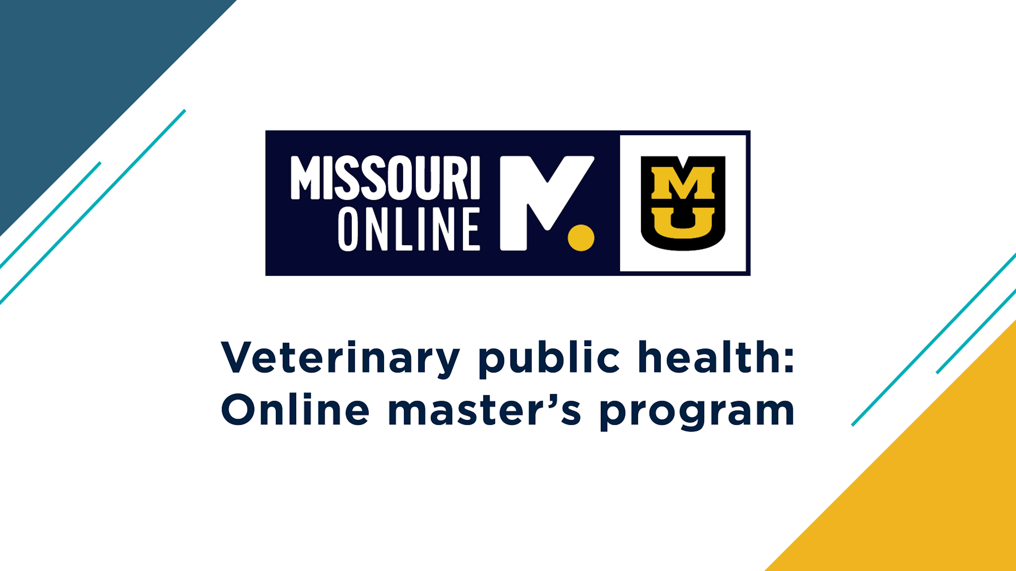 Veterinary public health | MPH | Mizzou | Missouri Online